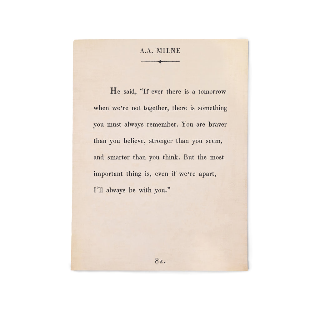 12"x16" A.A. Milne Book Collection Art Poster - Cream – Sugarboo & Co ...