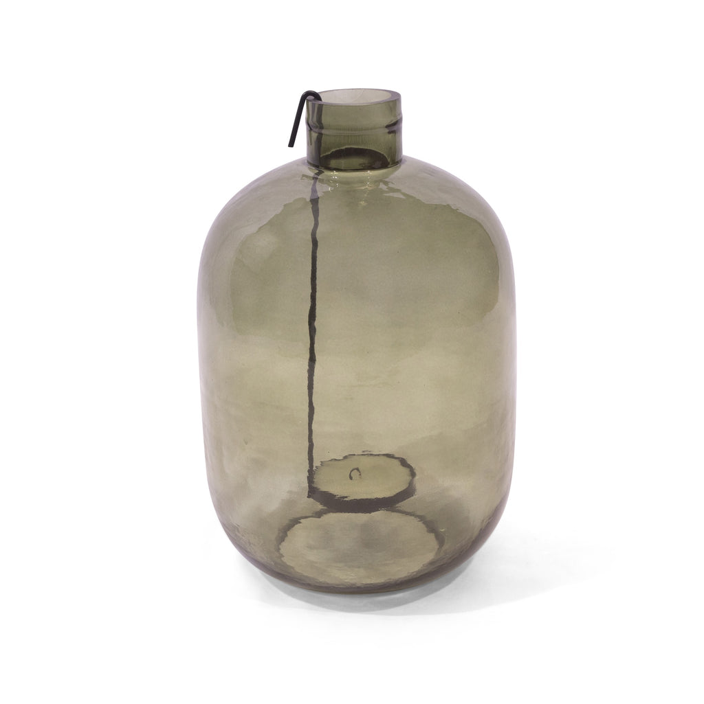 ***Large Green Hurricane Votive Tea Light Candle Holder Green 7" x 11" – Sugarboo & Co Wholesale