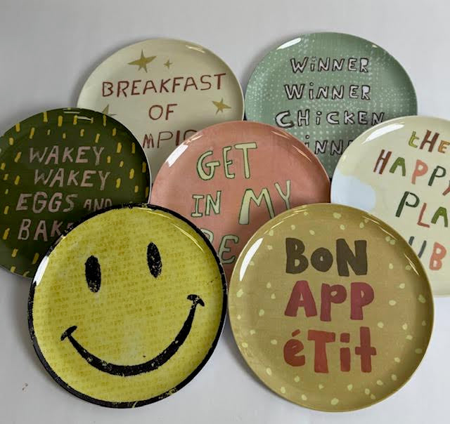 The Happy Plate Melamine Plate Collection- Assorted Set of 8 – Sugarboo ...