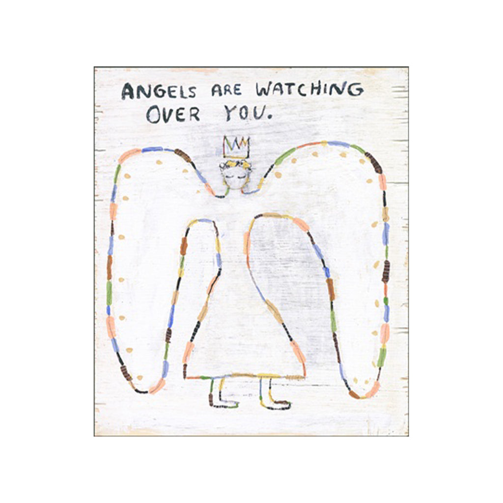 12"x16" Angels Are Watching Art Poster – Sugarboo & Co Wholesale