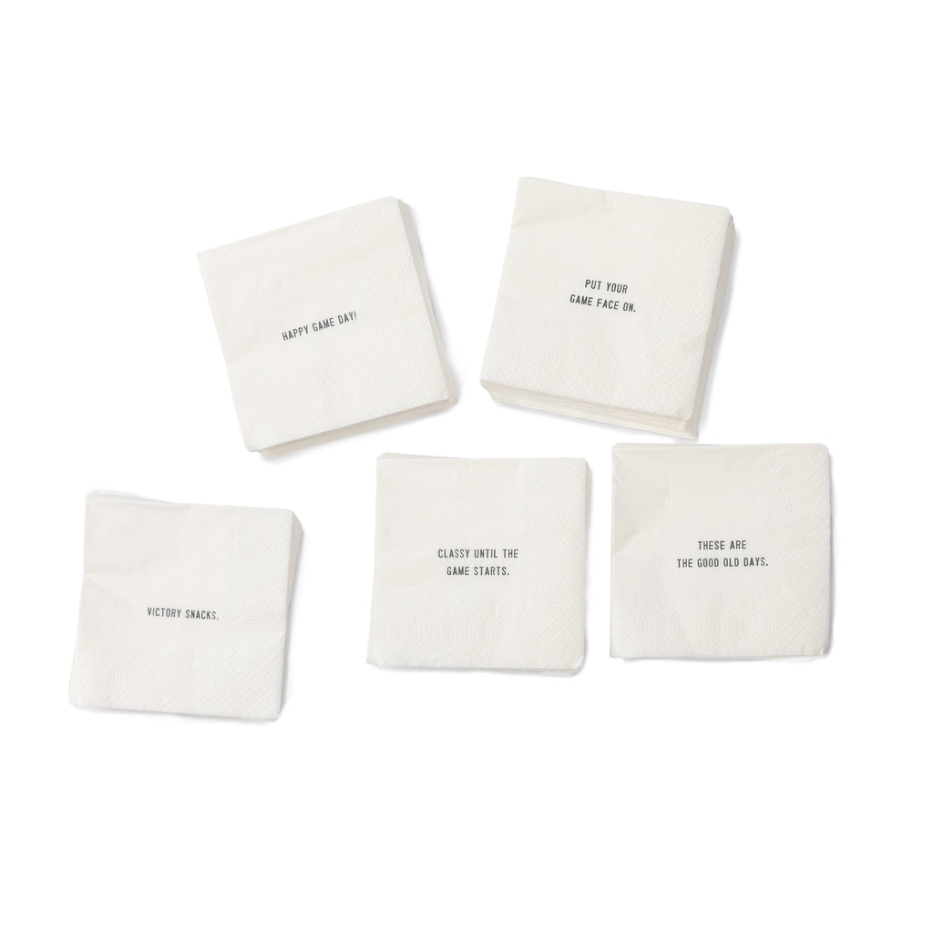 ***Game Day Edition Cocktail Napkins (Assorted Set of 15 Packs ...