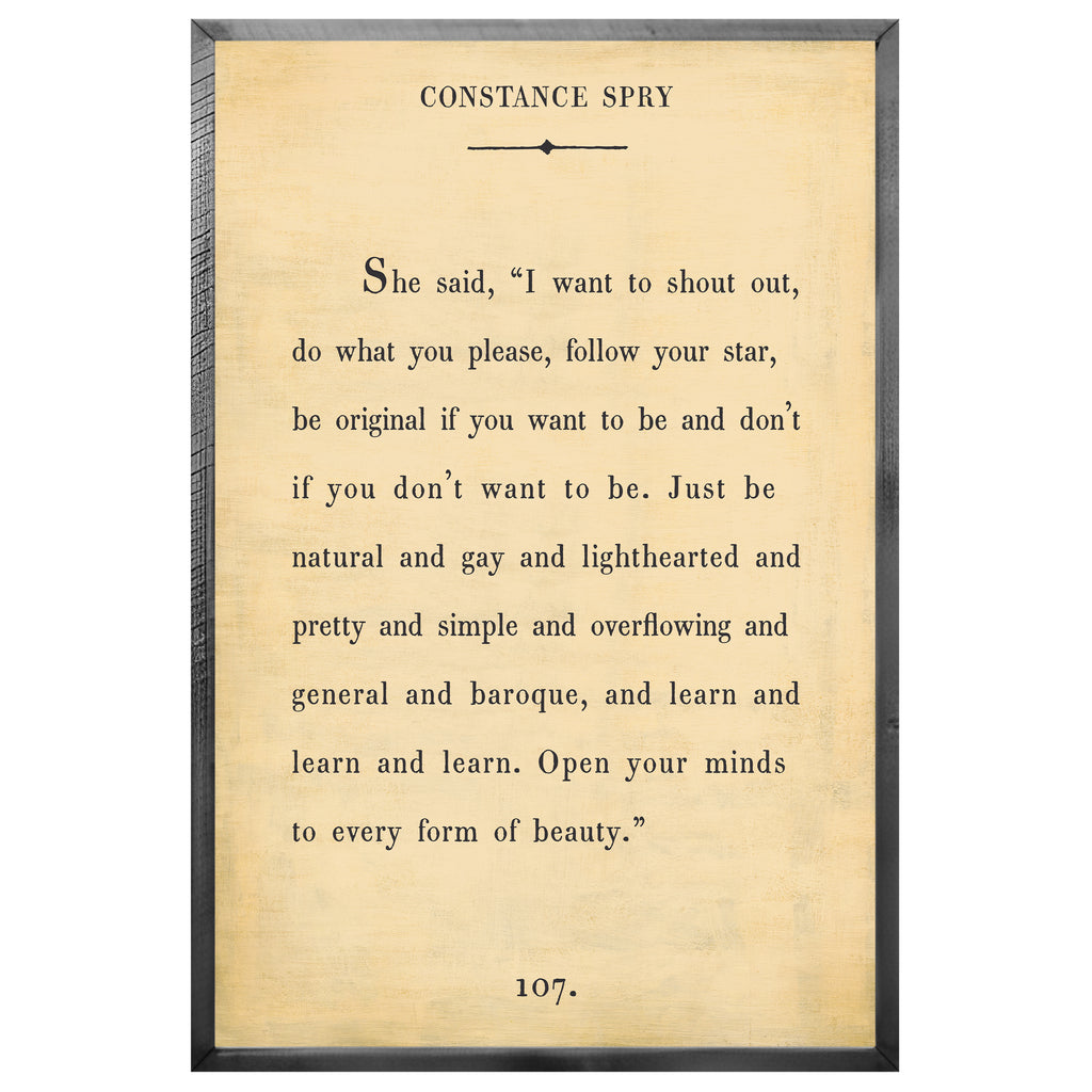 Constance Spry - Book Collection (Grey Wood) - Art Print – Sugarboo ...