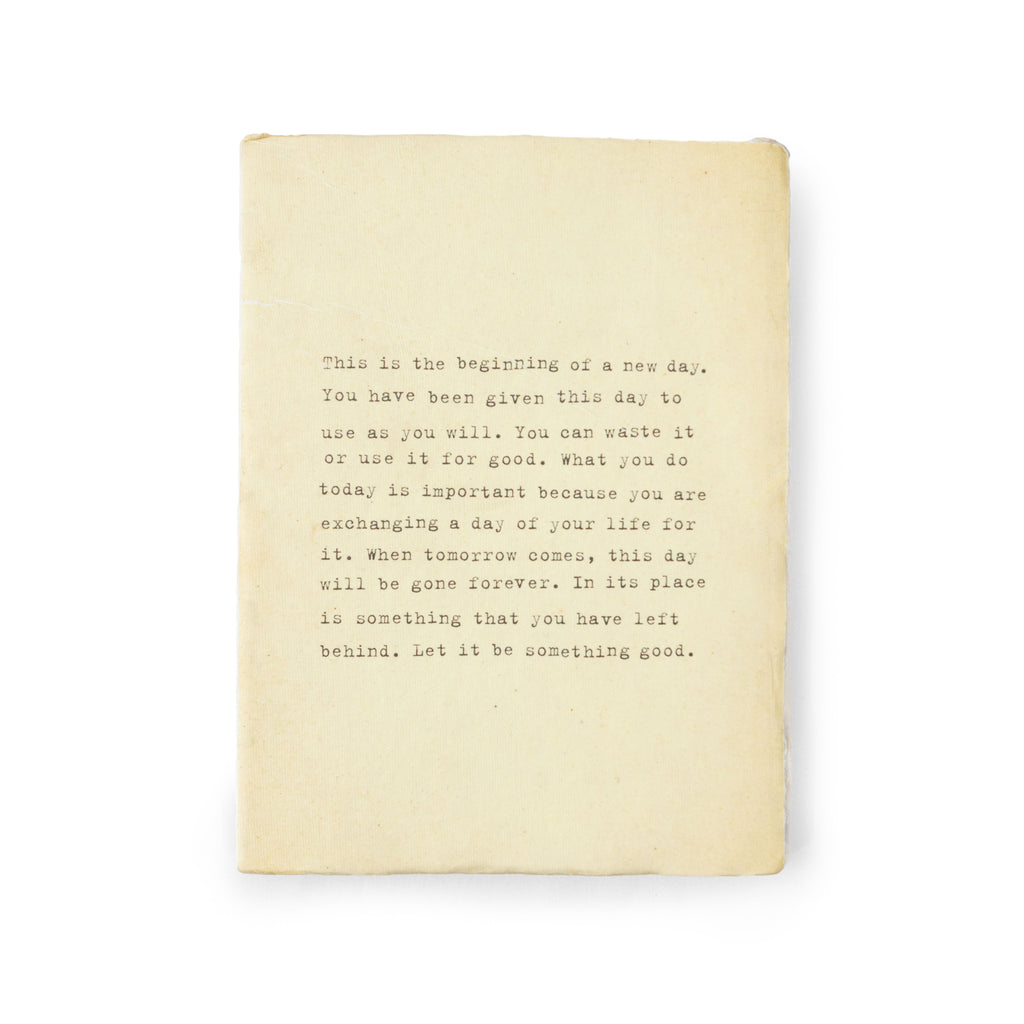 ***Large This Is The Beginning Deckled Edge Notebook - 6x8 – Sugarboo ...