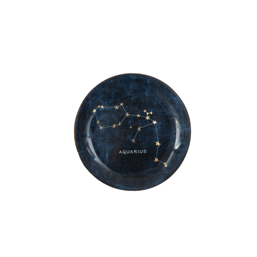 Aquarius Mini Round Decoupage Plate- 4" – Sugarboo & Co Wholesale