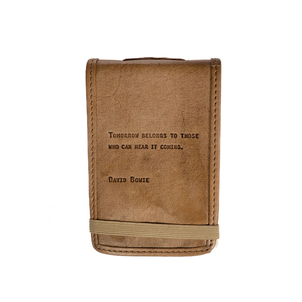 ***Mini David Bowie Leather Journal - 4x6 – Sugarboo & Co Wholesale