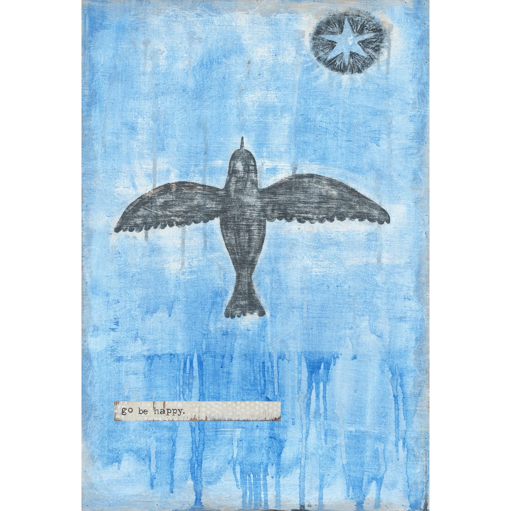 Go Be Happy - Art Print – Sugarboo & Co Wholesale