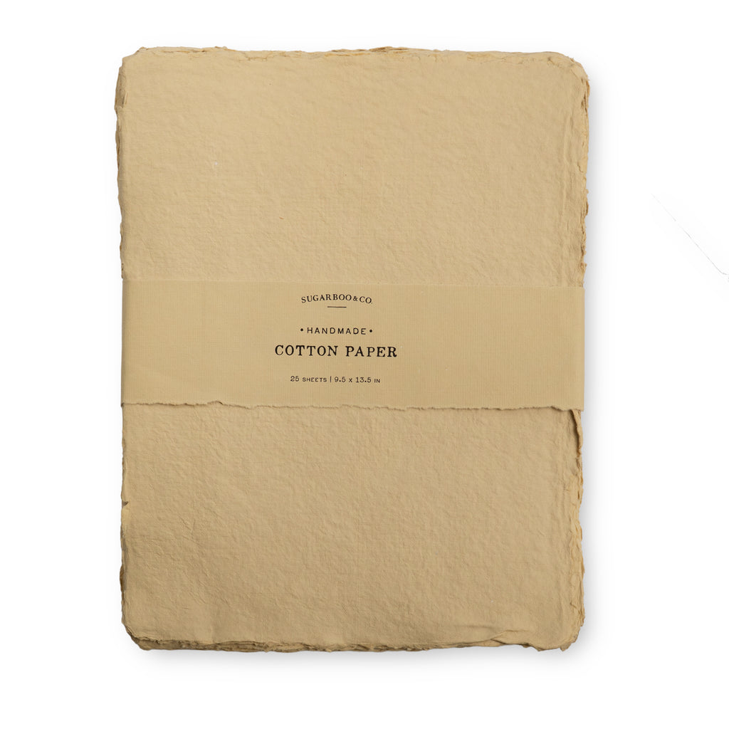 Large Handmade Cotton Paper Bundle - Oat – Sugarboo & Co Wholesale