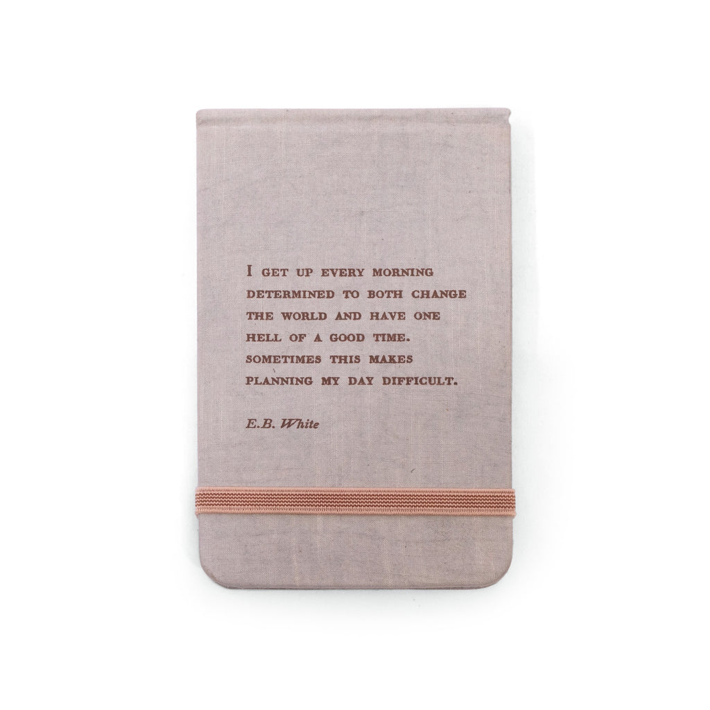 Fabric Notebook - E.B. White – Sugarboo & Co Wholesale